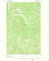 Hi-Res Interactive Map of Gem Peak, Sanders County, MT in 1966 | Pastmaps